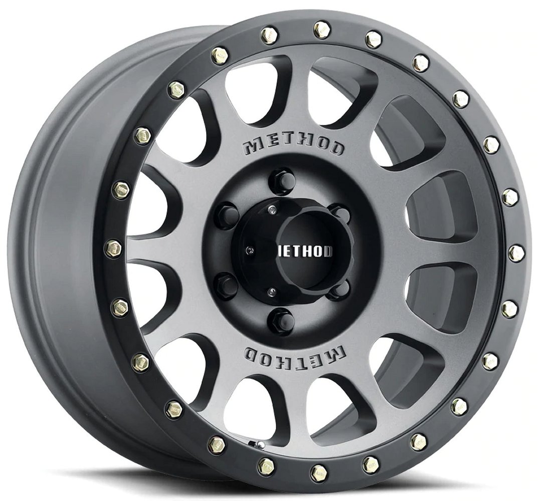 (clearance - no returns) 20x10 method race mr605 nv gloss titanium ...