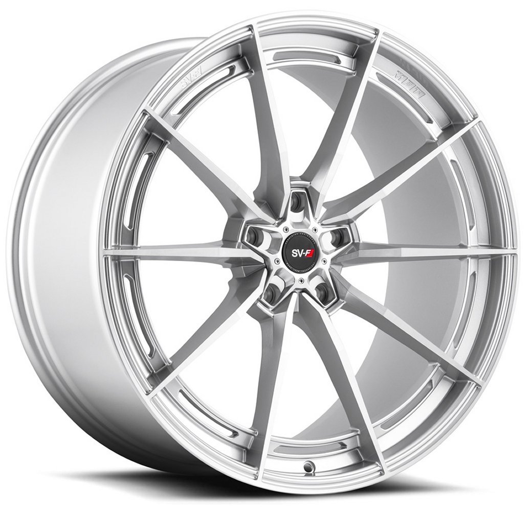 Savini SV-F1 Brushed Silver Wheels | Element Wheels