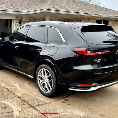 21x9 Rohana RFX11 Brushed Titanium (Cross Forged) on 2024-2025 Mazda CX ...