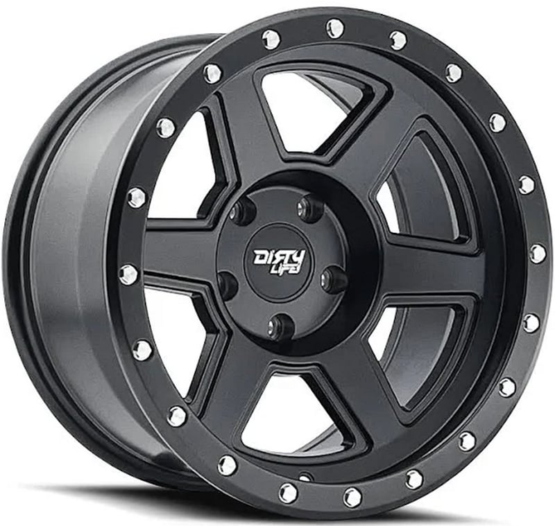 Dirty Life 9315 Compound Matte Black Wheels | Element Wheels